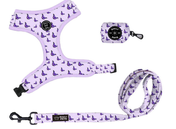 Pastel Purple Butterfly Look | Bundle Set (XXS) – Spoilt Pets